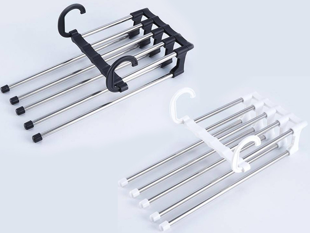 5-pair pull-out wardrobe trouser rack | CATEGORIES \ Wardrobe ...