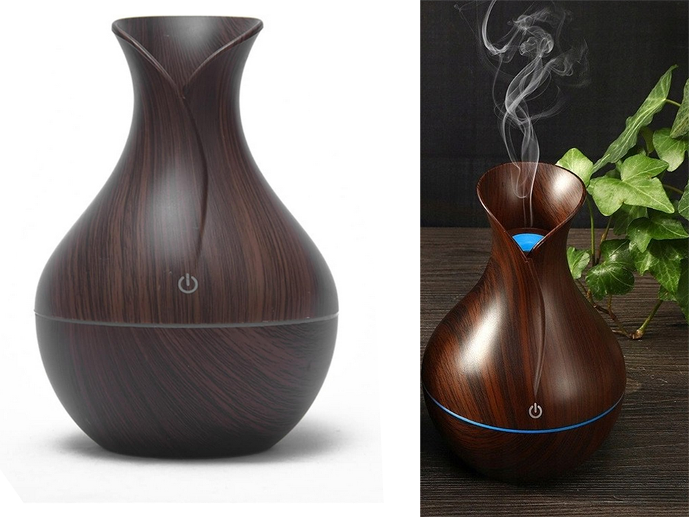 Air humidifier aroma diffuser aromatherapy rgb illumination usb Dark ...