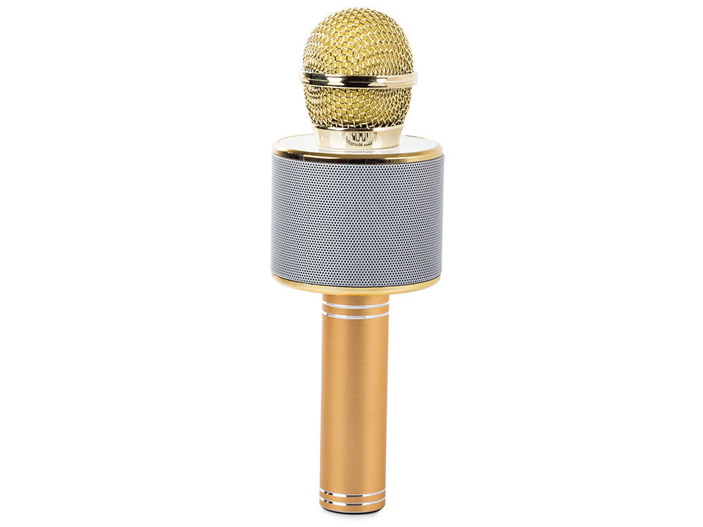 Bluetooth wireless microphone karaoke speaker voice modulator round ...