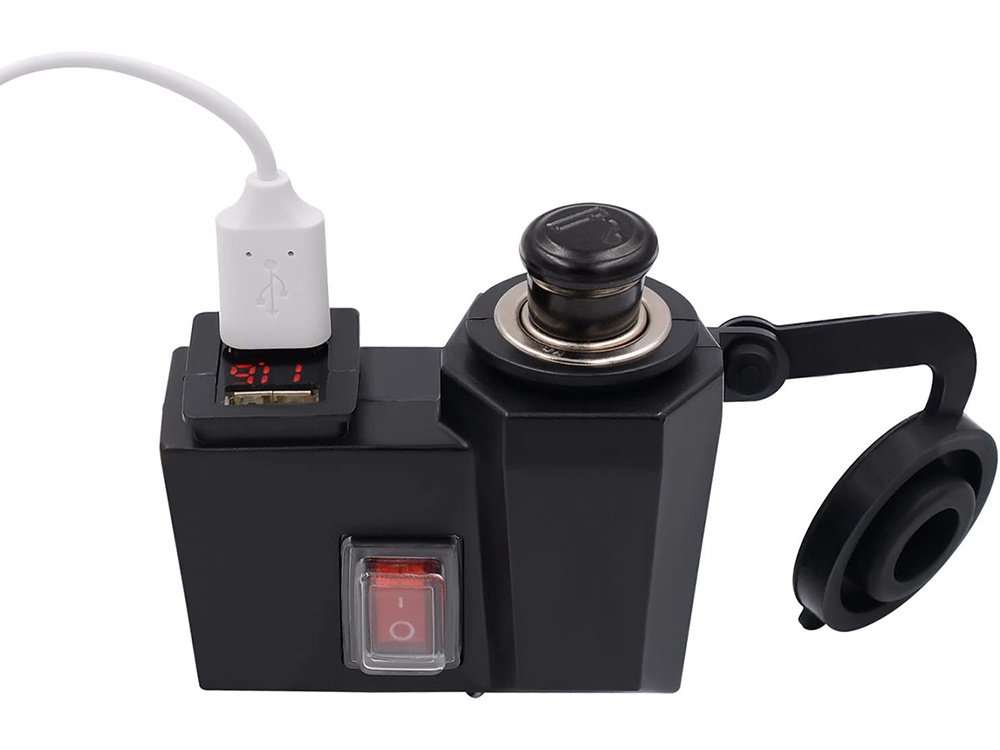 Cigarette Lighter Socket Motorbike Voltmeter 2x Usb Categories