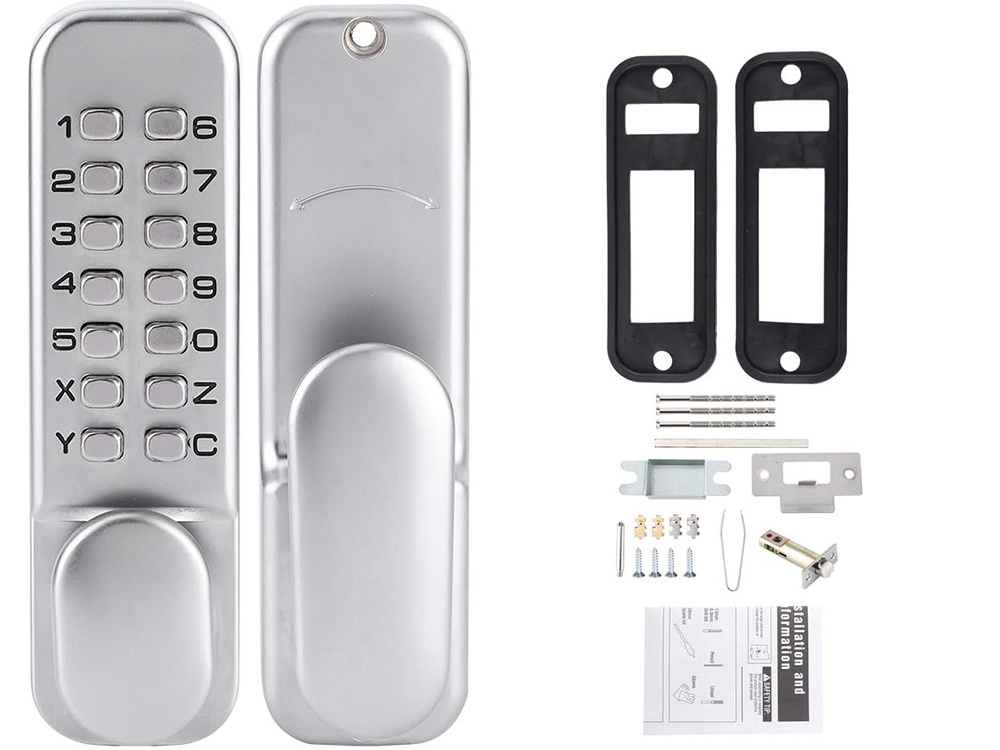 Code lock mechanical code lock keypad handle without batteries ...