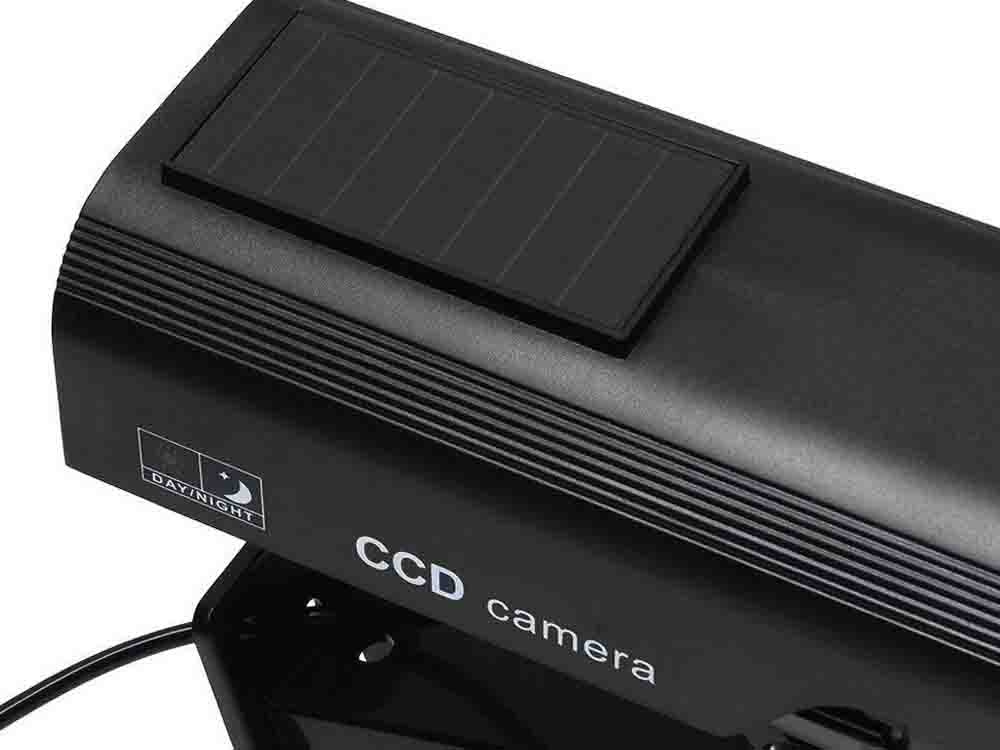 Dummy camera ir led monitoring solar outdoor wall camera with flashing ...
