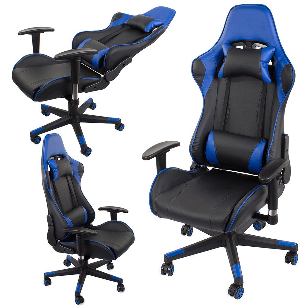 Gaming bucket office swivel chair Blue | CATEGORIES \ House \ Gaming ...