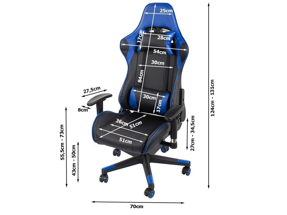 Gaming bucket office swivel chair Blue | CATEGORIES \ House \ Gaming ...