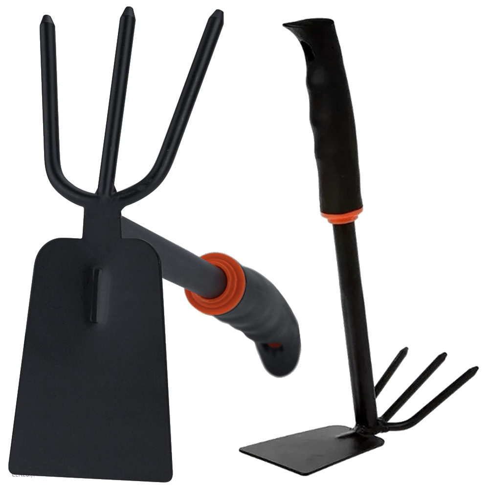 Garden hoe two-sided shovel claw rake hand digger for plants ...