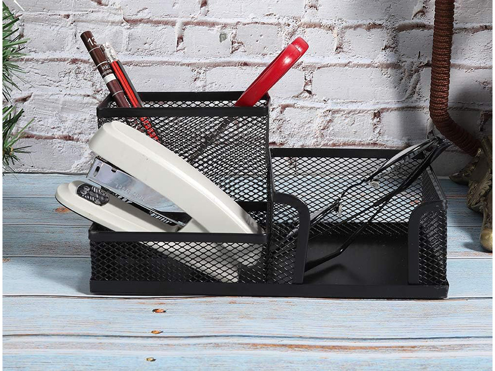 Metal desk organiser 3 compartments | CATEGORIES \ Organizers and ...