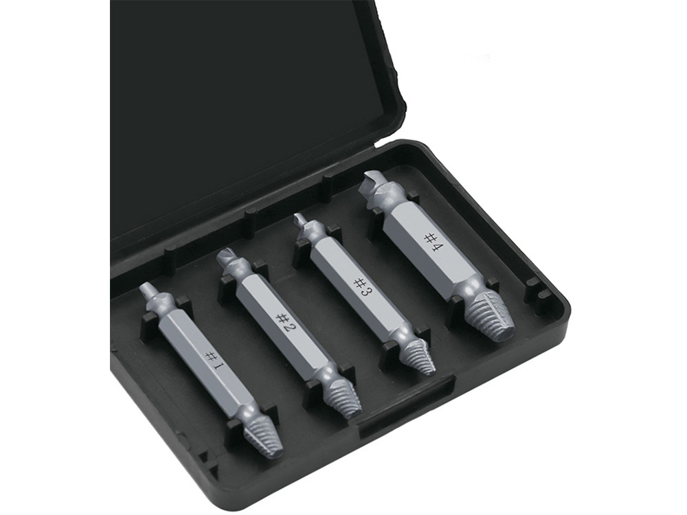 Screw extractors for broken pins 4 pcs | CATEGORIES \ Tools \ Others ...