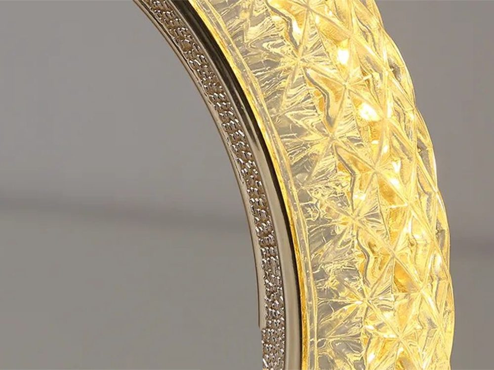 Table night light ring crystal led rgb | CATEGORIES \ Lighting \ Night ...