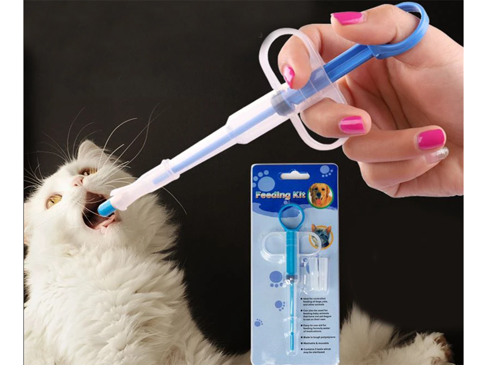 Tablet drug applicator milk syringe dispenser feeder | CATEGORIES \ Pet ...