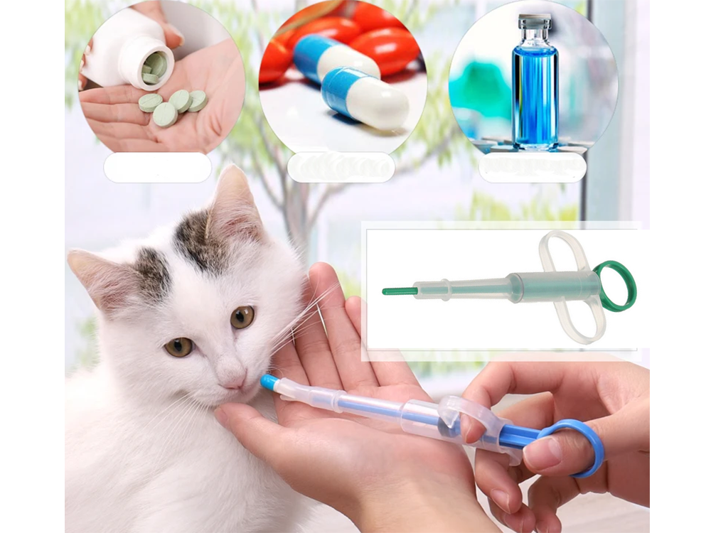 Tablet drug applicator milk syringe dispenser feeder | CATEGORIES \ Pet ...