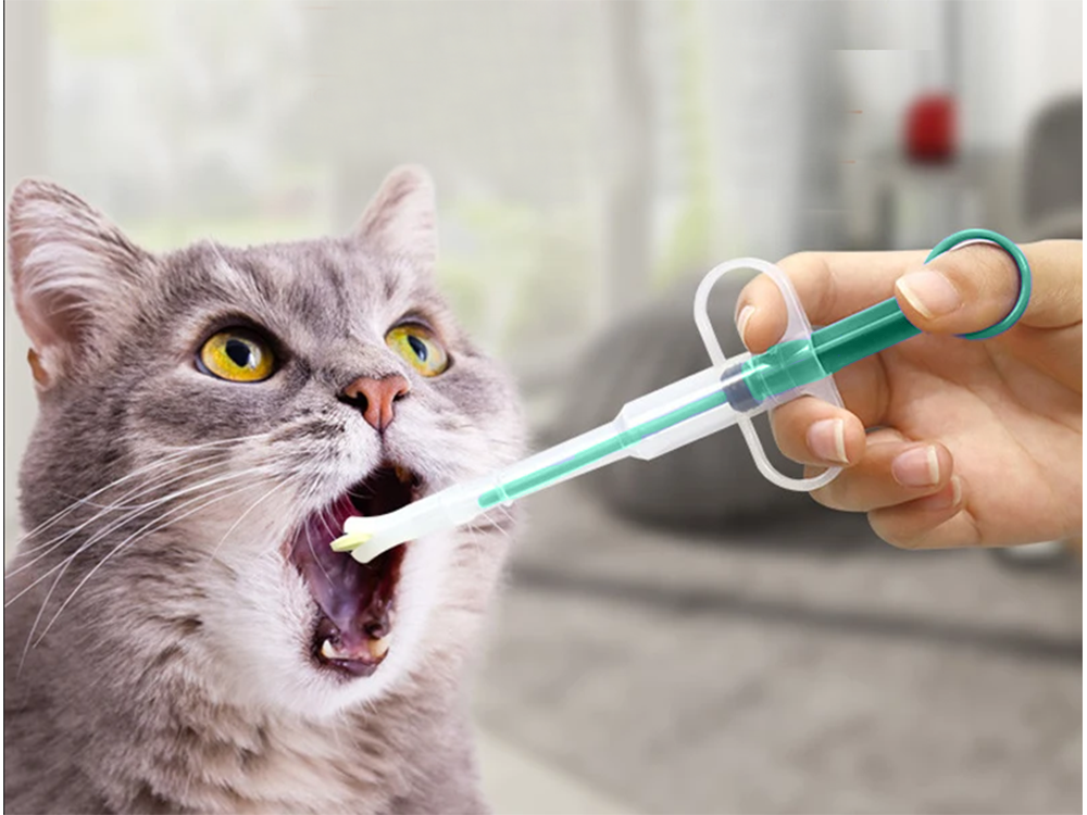 Tablet drug applicator milk syringe dispenser feeder | CATEGORIES \ Pet ...