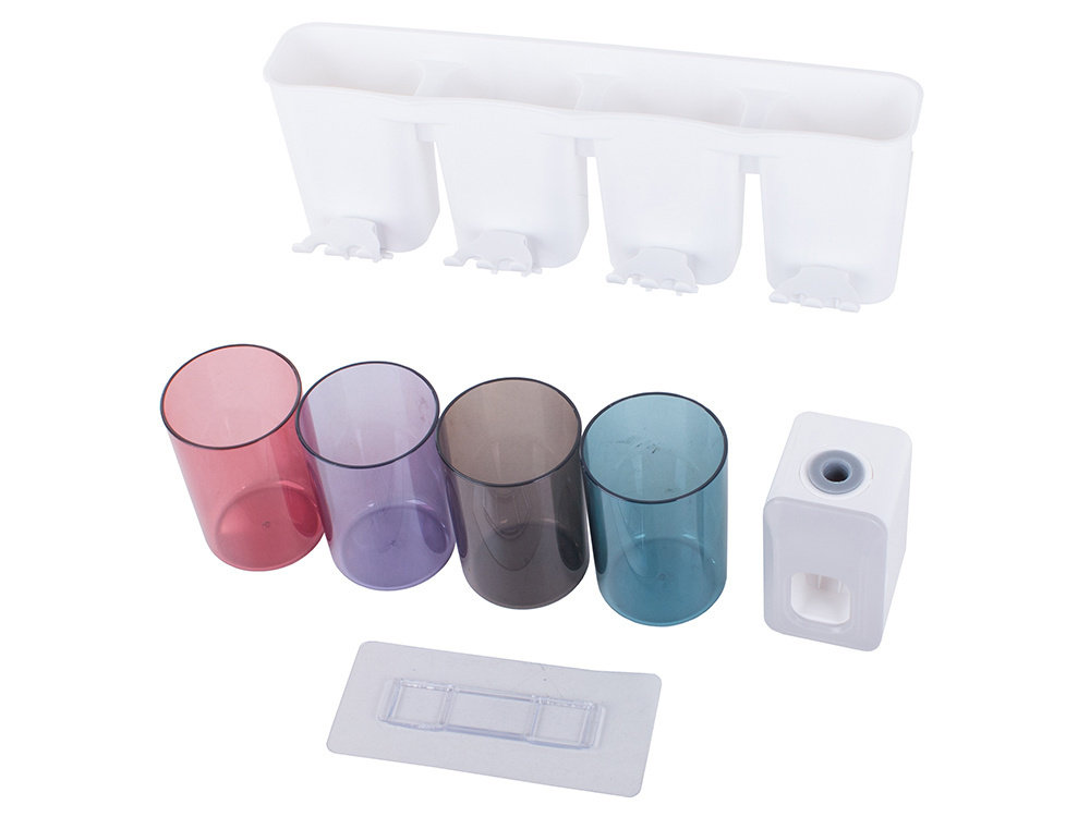 Toothbrush organiser cups toothpaste dispenser | CATEGORIES \ Bathroom ...
