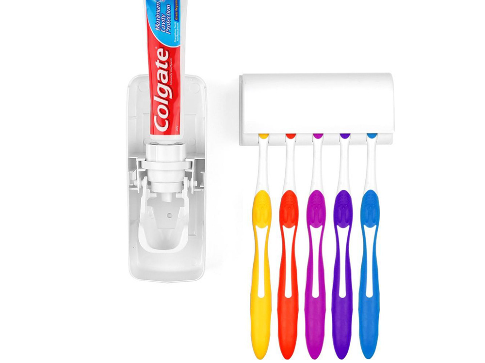 Toothpaste dispenser toothbrush holder | CATEGORIES \ Bathroom \ Soap ...