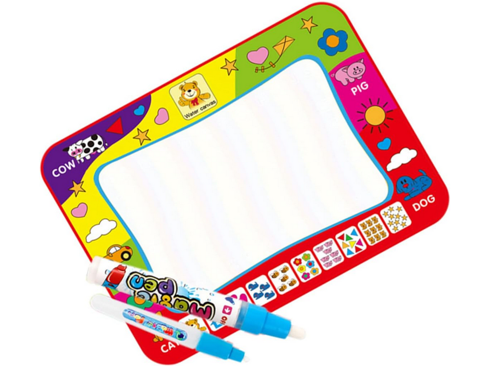 Water colouring mat large letters numbers educational | CATEGORIES ...