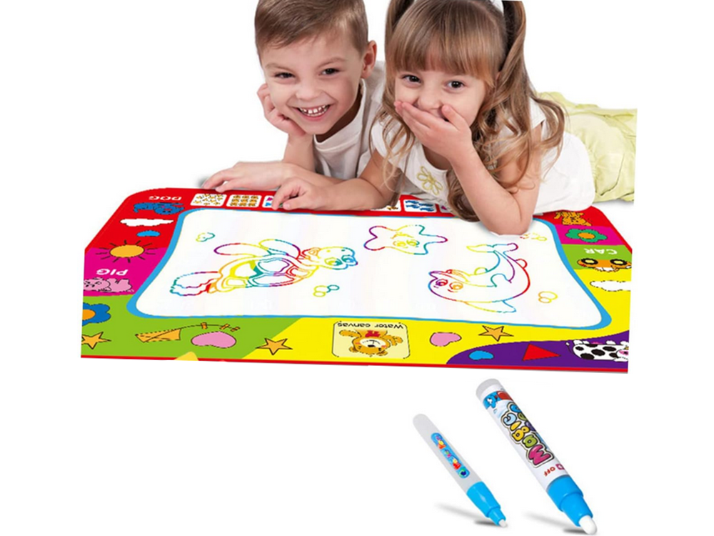 Water colouring mat large letters numbers educational | CATEGORIES ...