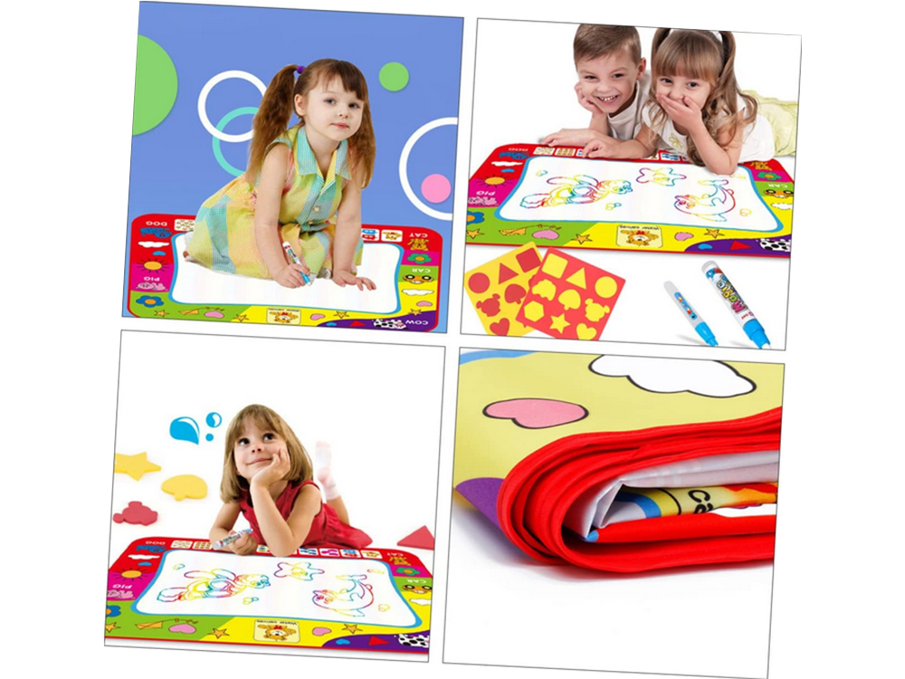 Water colouring mat large letters numbers educational | CATEGORIES ...