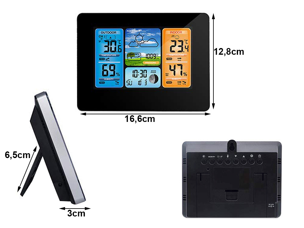 Wireless weather station dcf weather hygrometer | CATEGORIES \ House ...