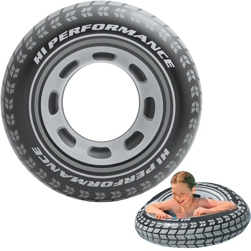 Large 70cm inflatable wheel for an adult child to swim in the pool ...