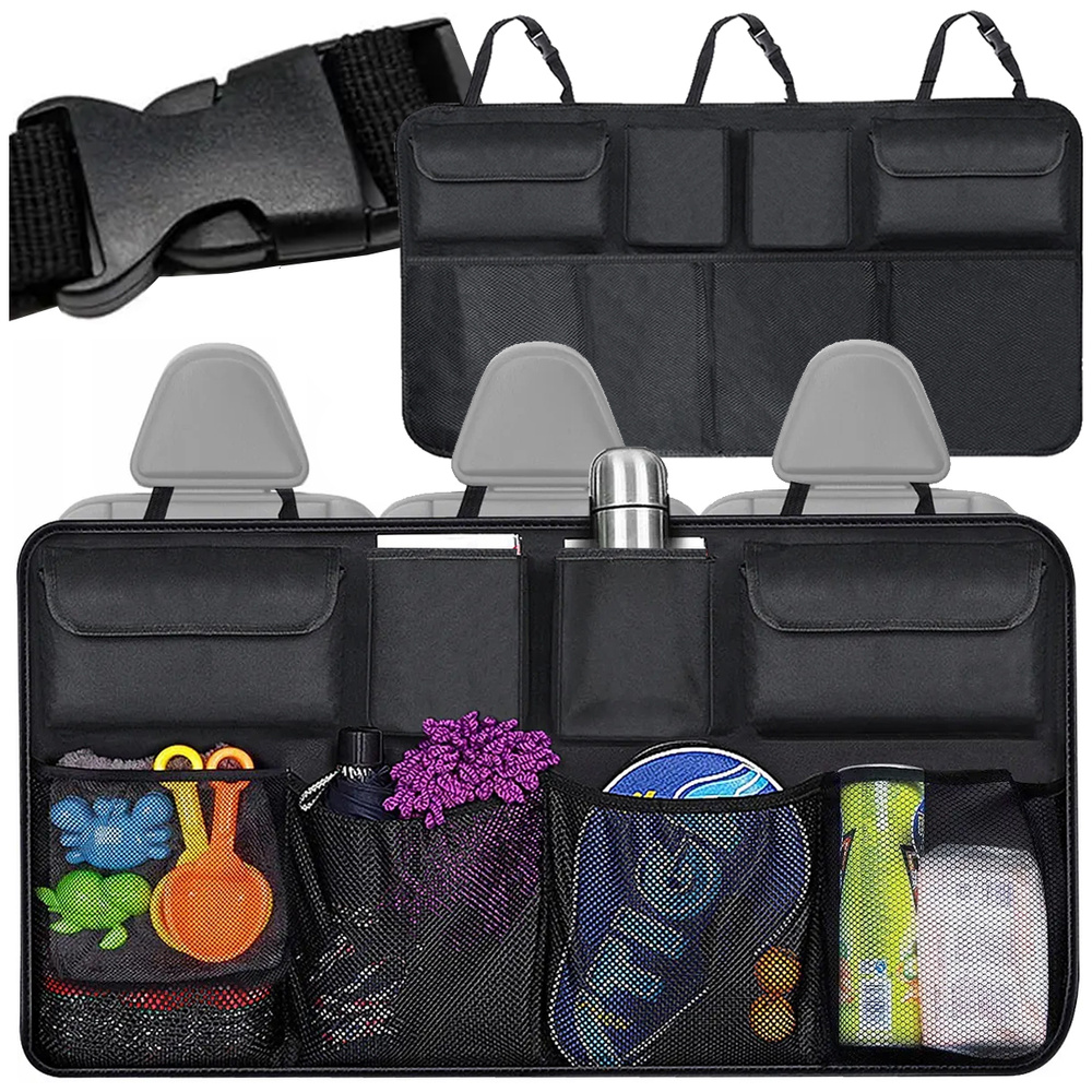 Car seat backrest organiser with pockets | CATEGORIES \ Automotive ...