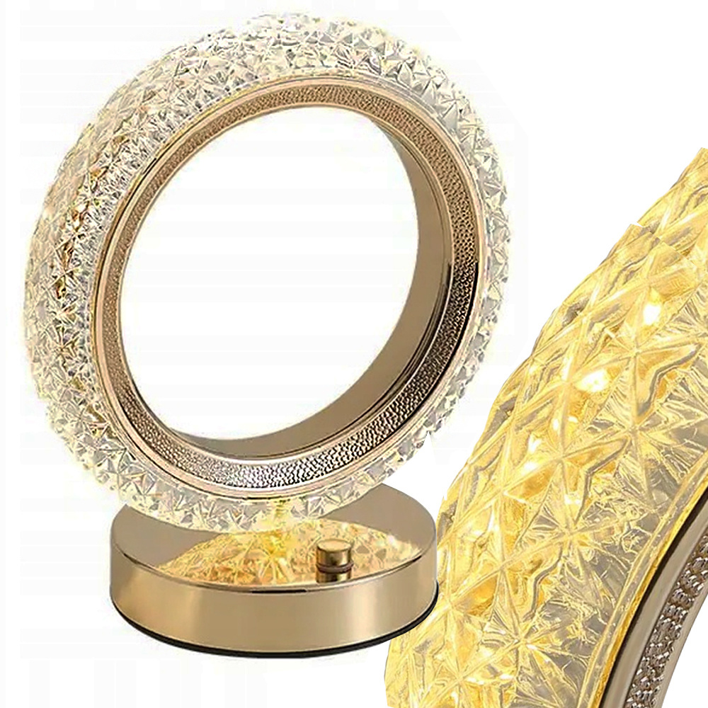 Table night light ring crystal led rgb | CATEGORIES \ Lighting \ Night ...