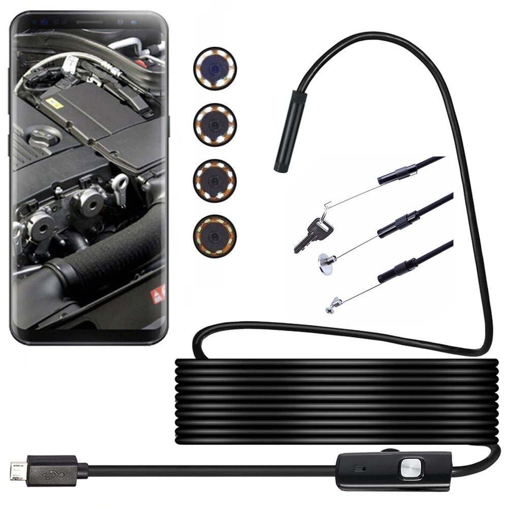 Endoscope inspection camera android pc usb 5m led | CATEGORIES ...