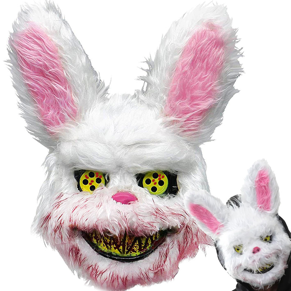 Halloween mask rabbit ghoulish creature monster disguise psychopath ...