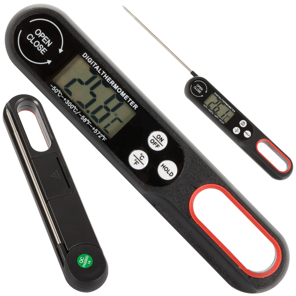 Lcd kitchen pin thermometer wine 300°c cooking soups Black | CATEGORIES ...