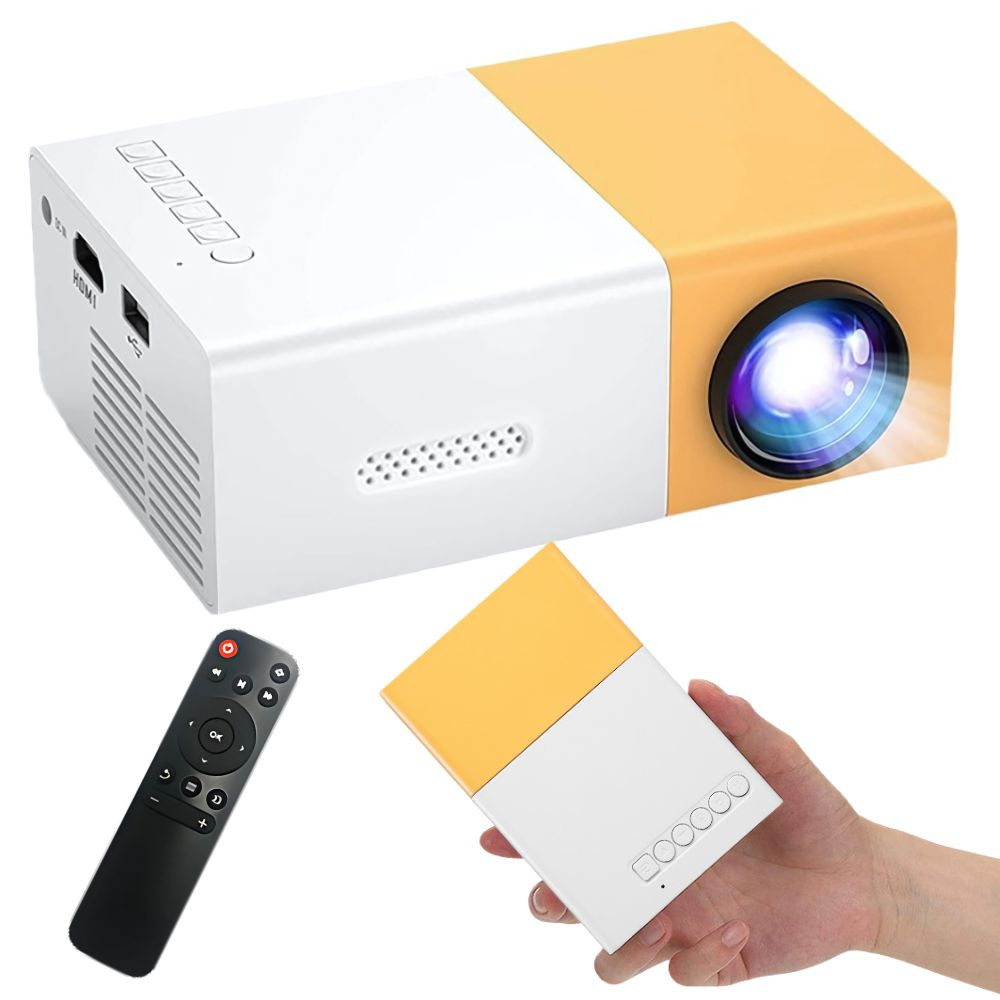 Projector yg300 version 2025 full hd portable tv projector usb hdmi ...