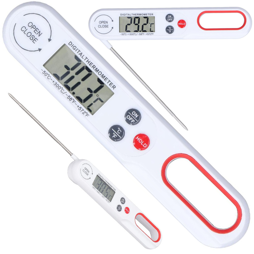 Lcd kitchen pin thermometer wine 300°c cooking soups White | CATEGORIES ...