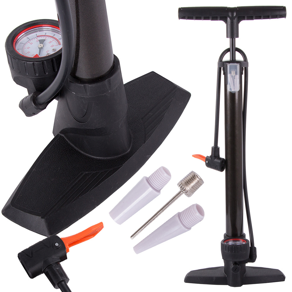 Floor standing pump with pressure gauge foot pump car pump bicycle pump ...