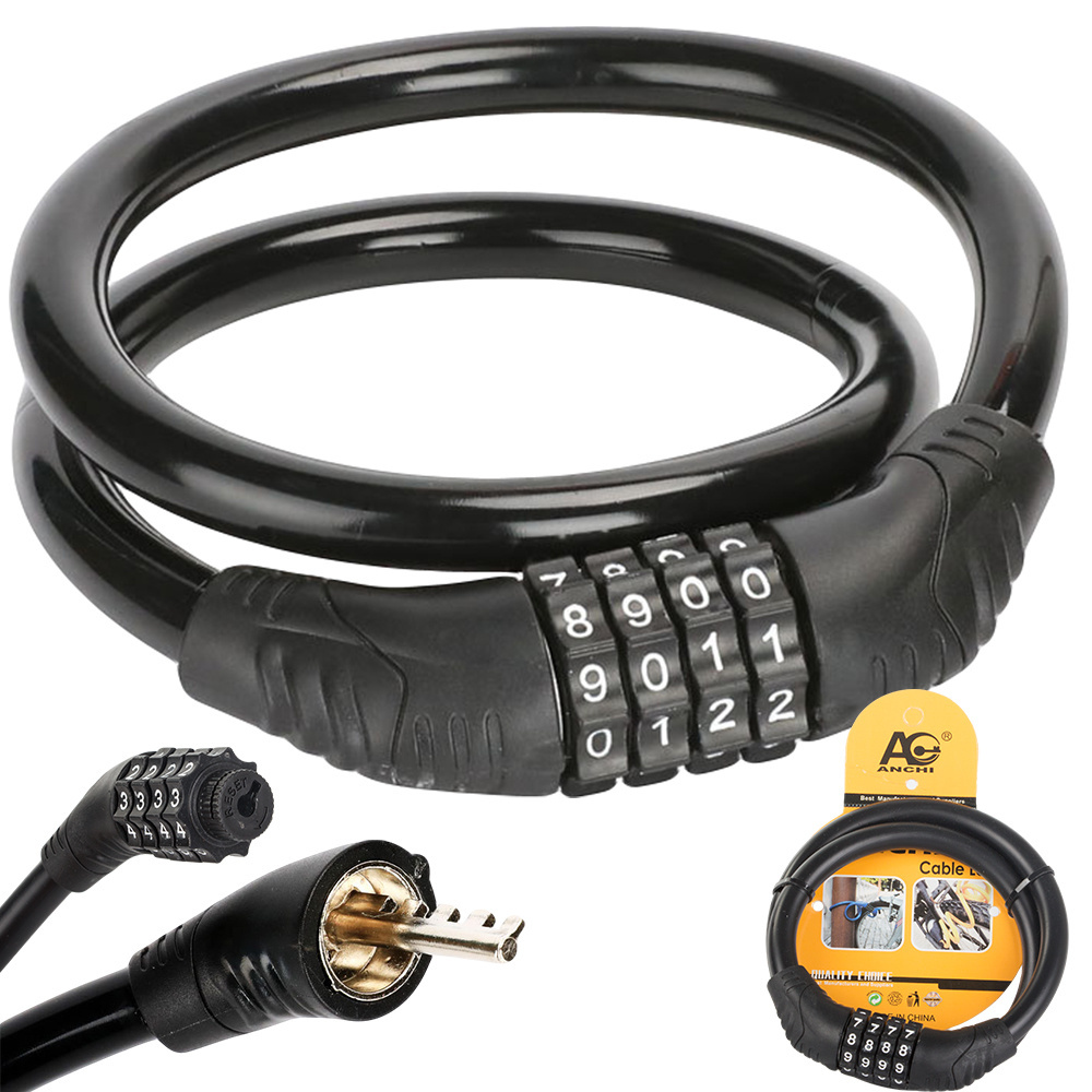 Bicycle safety lock lock cable code four-digit cipher | CATEGORIES ...