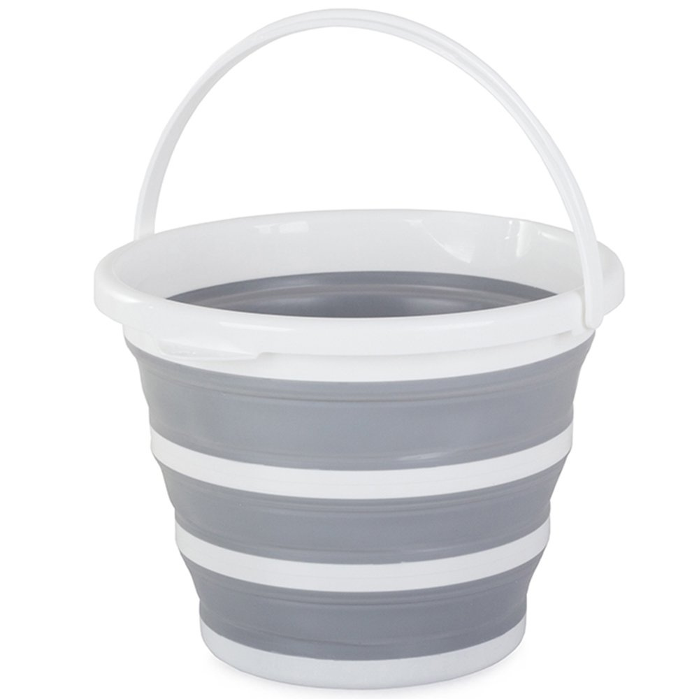 Silicone bucket folding reinforced 10l | CATEGORIES \ House \ Buckets ...