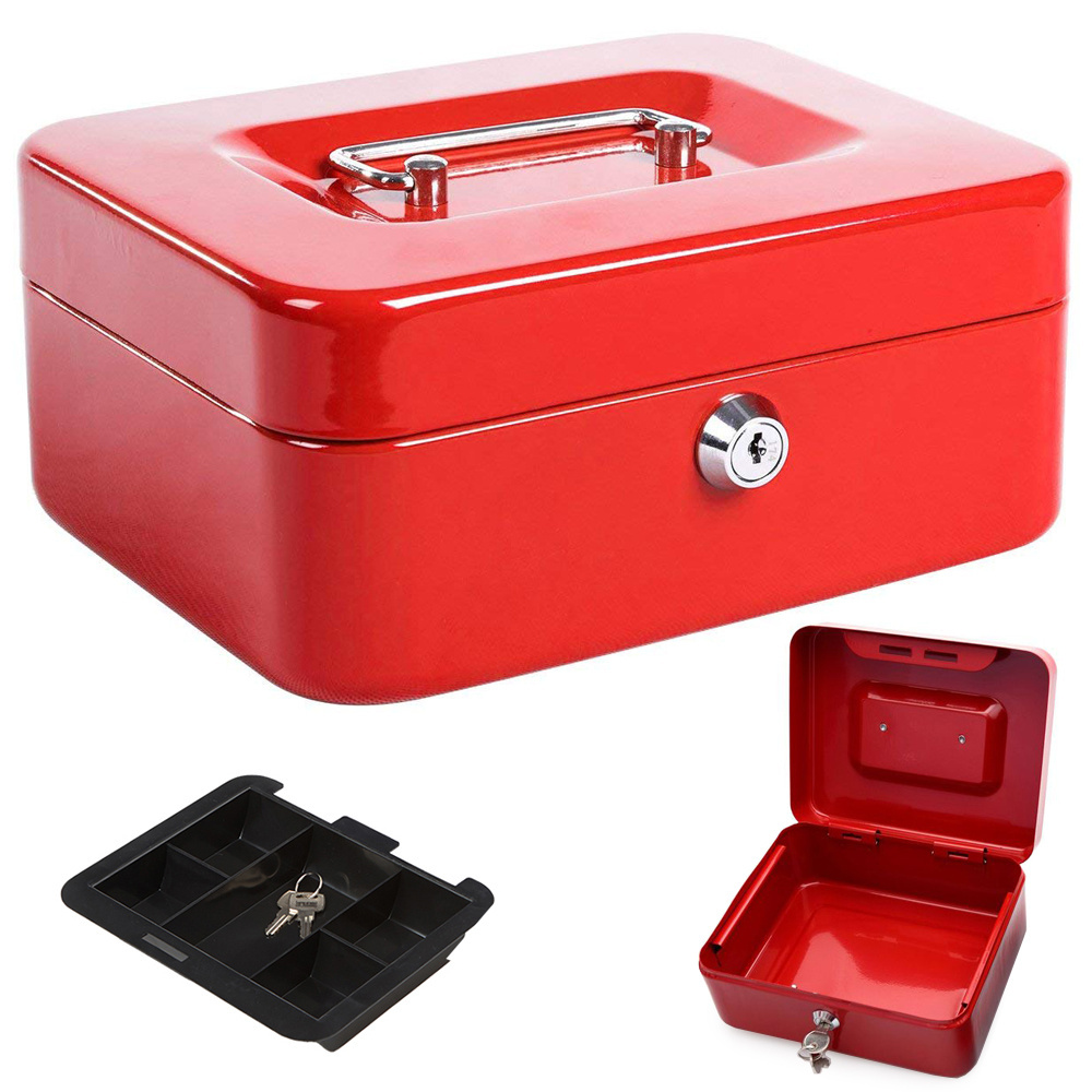 Metal money box safe key documents | CATEGORIES \ House \ Metal cash ...